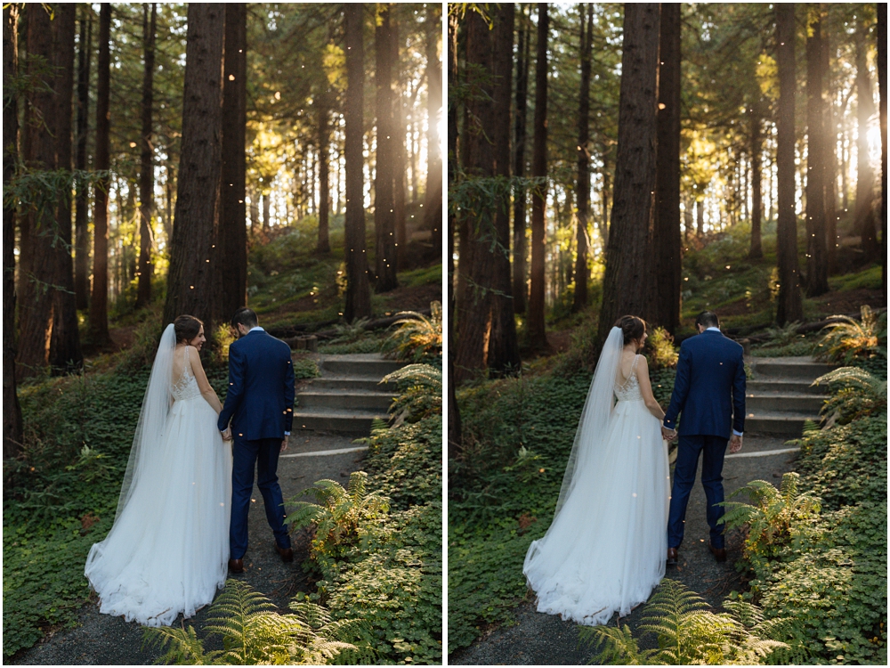 Botanical Garden Wedding full of gorgeous DIY details & redwood portraits